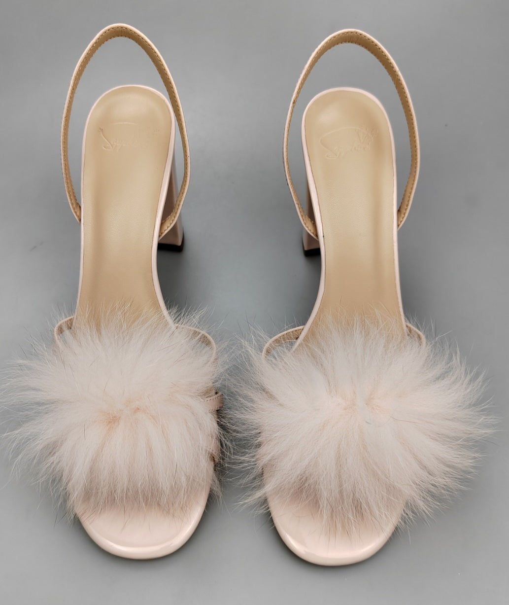 Pink of Puff - Heel Sandal – Sapphire Kulture